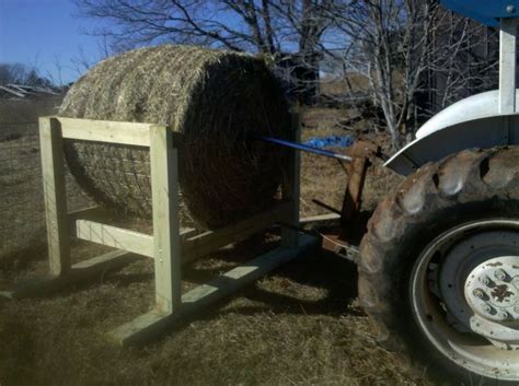 round bale feeder | Goats | Pinterest