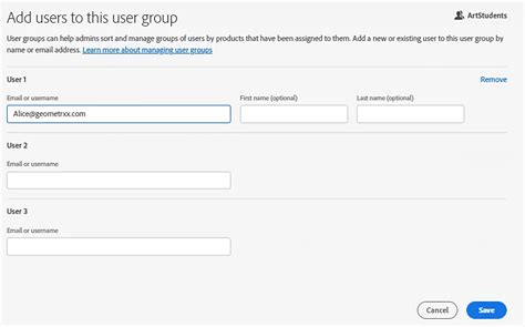 Manage User Groups In The Admin Console