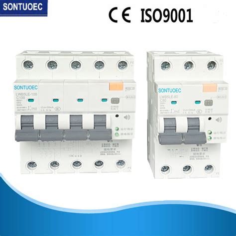 Multi Function Leakage Circuit Breaker 2p 4p 100a 30ma Rcbo Water