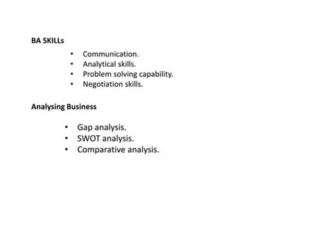 Business Analyst Ppt Pptx