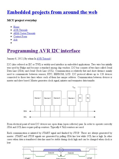 Programming Avr I2c Interface Embedded Projects From Around The Web