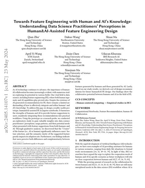 Pdf Towards Feature Engineering With Human And Ais Knowledge Understanding Data Science