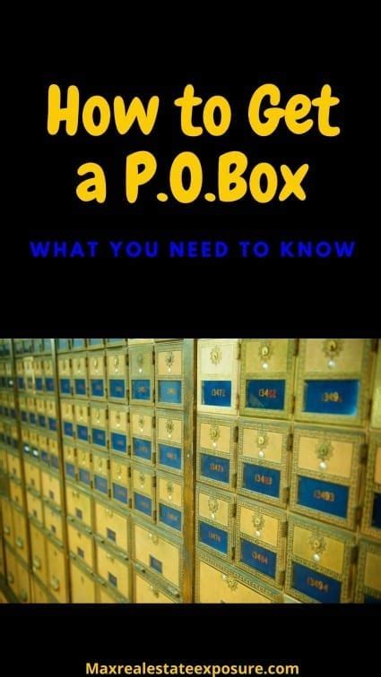 Getting A PO Box What You Need To Know