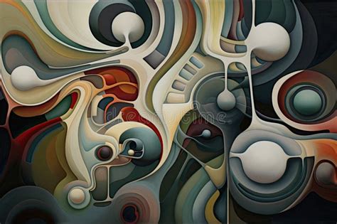 Symphony Of Organic Forms And Abstract Patterns Evoking A Sense Of