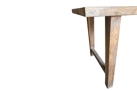 French 19th Century Rustic Work Table Farm Table For Sale At 1stdibs