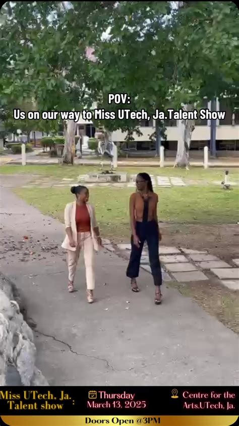 Miss Utech Ja 2025 👑 Meet Tavia Bishop Contestant 18 For Miss Utech Ja 2024 2025 🤩