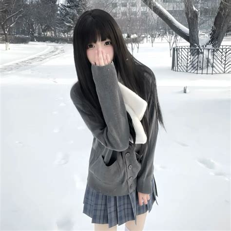 Japanese Winter Aesthetic Shoujo Winter Cute Japanese Winter Outfits