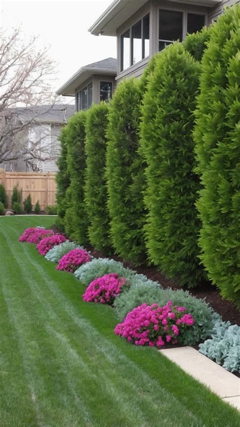 Enhance Your Landscape With 15 Flower Bed Fence Line Design Ideas