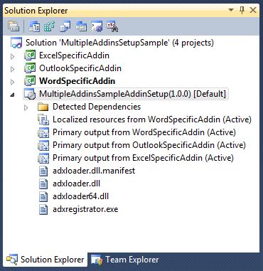 How To Install Multiple Office Add Ins Word Outlook Excel Using Setup Project