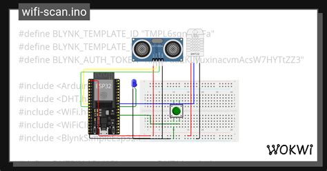 Dht 22 Sensor Ultrasonik Esp32 Wokwi Esp32 Stm32 Arduino Simulator