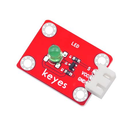 Brick Led Green Green Module Pad Hole Anti Reverse Plug White Terminal