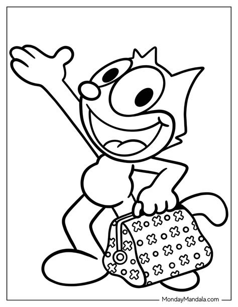 Felix The Cat Coloring Pages [2025]