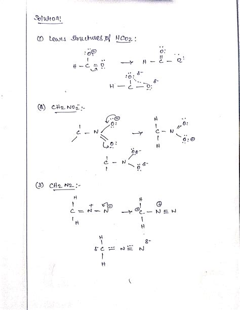 [solved] write the lewis structures for the following molecules