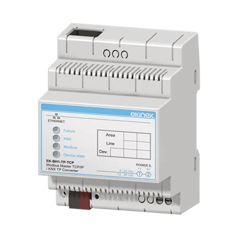 gateway modbus tcp ip master knx tp