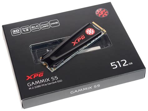 Обзор и тест ADATA GAMMIX S5 512 ГБ — i2HARD