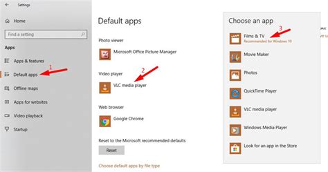 How To Change Or Set Default Video Media Player In Windows