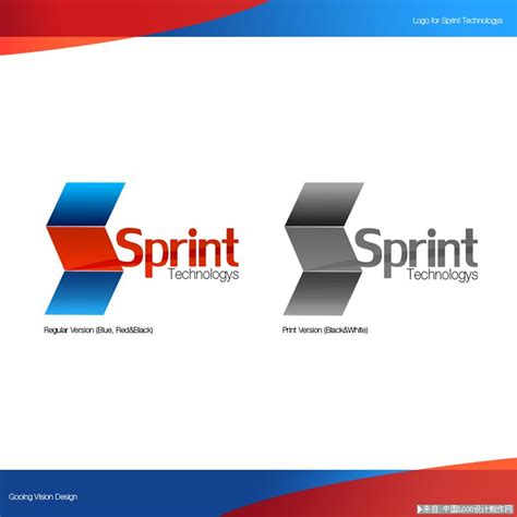 菜鸟学生做的logo，sprint Technology网站logo设计logo图库 免费logo设计logo在线生成设计logo素材