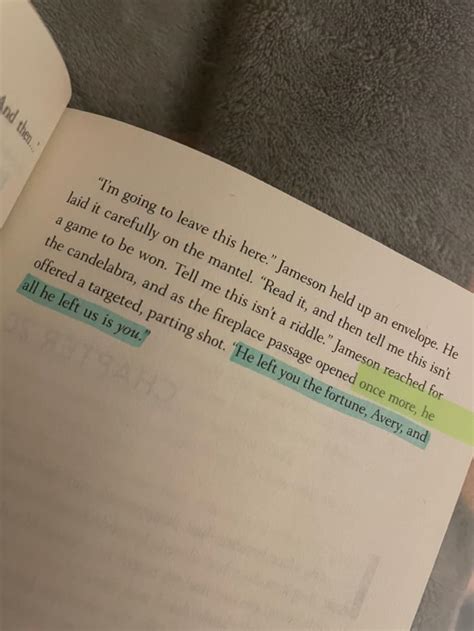 Pin By Mila On The Inheritance Games Book Quotes Favorite Book