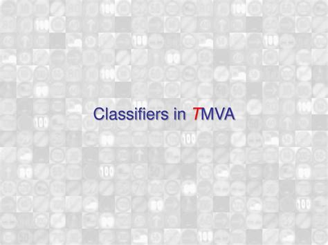 Ppt Machine Learning With T Mva A Root Based Tool For Multivariate Data Analysis Powerpoint