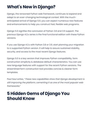 Learn Django Tips Tricks Techniques For Developers PDF