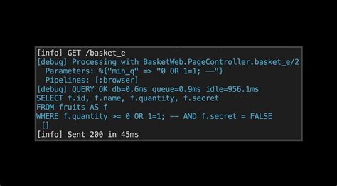 Detecting Sql Injection In Phoenix With Sobelow R Elixir