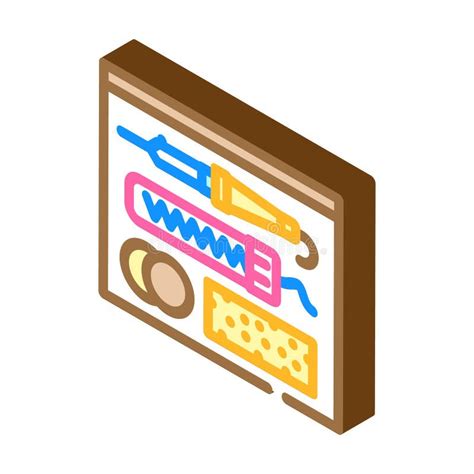 Soldering Components Electronics Isometric Icon Vector Illustration