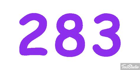 283 Number Animated  Logo Designs