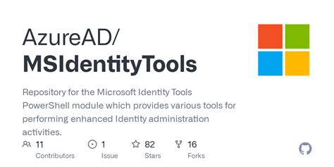 Github Azureadmsidentitytools Repository For The Microsoft Identity