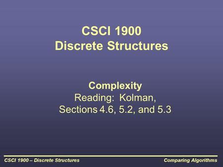 Efficient implementations of Alignment-based algorithms - ppt download