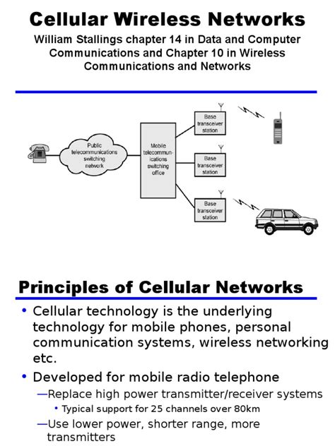 lecture2 cellular networks cellular network telecommunications
