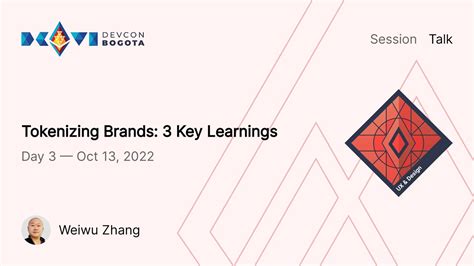 tokenizing brands 3 key learnings · devcon archive ethereum developer