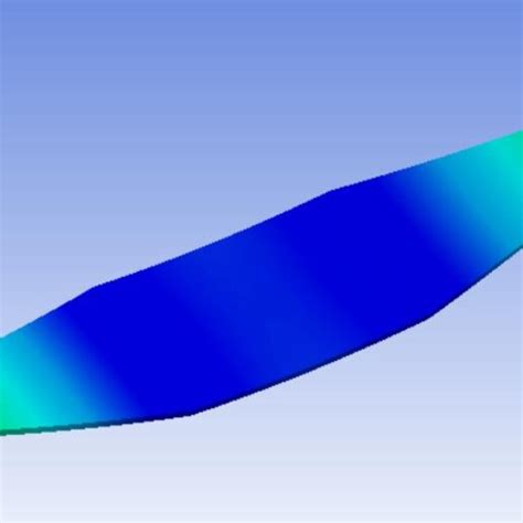 The Result Of The Calculation Of The First Eigenfrequency Of The Download Scientific Diagram