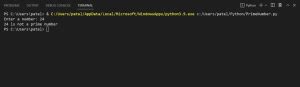 Python Program To Find Prime Number Or Not Using For Loop Linux Punx