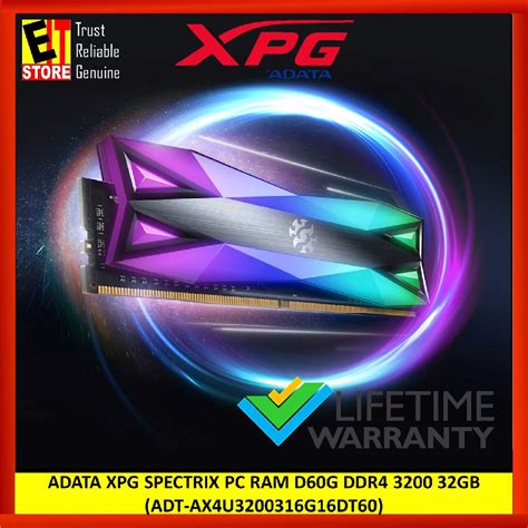 Adata XPG SPECTRIX RAM D G DDR GB GBX แรมปดชองสญญาณ RGBDUAL PC ADT