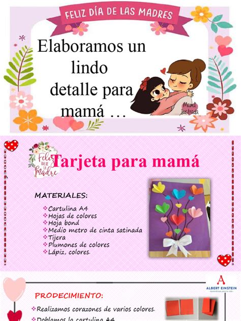 Detalle Y Tarjeta Dia De La Madre 1 Pdf