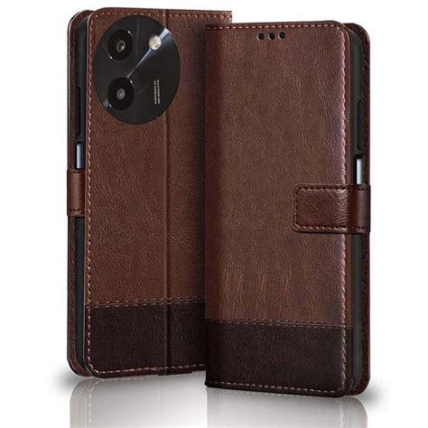 RK Seller Double Sheet Flip Cover For Vivo T3x 5G PU Leather Finish Case With Card Holder