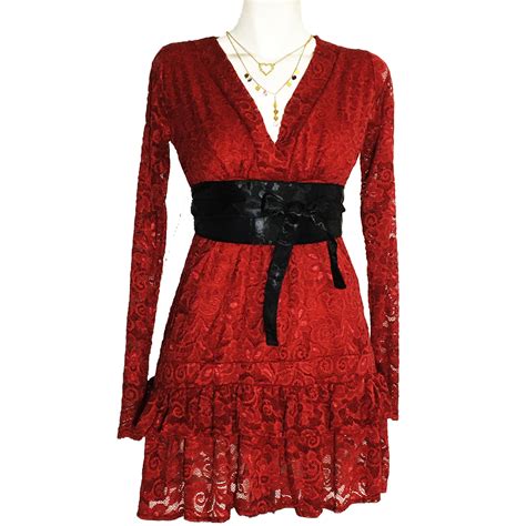 Dora Sexy Encaje Rojo Tienda Mexicana