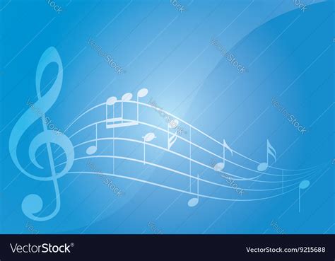 Blue Music Background