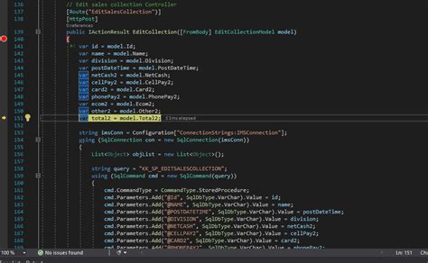 Error While Posting Data Post Request In Aspnet Core Web Api With