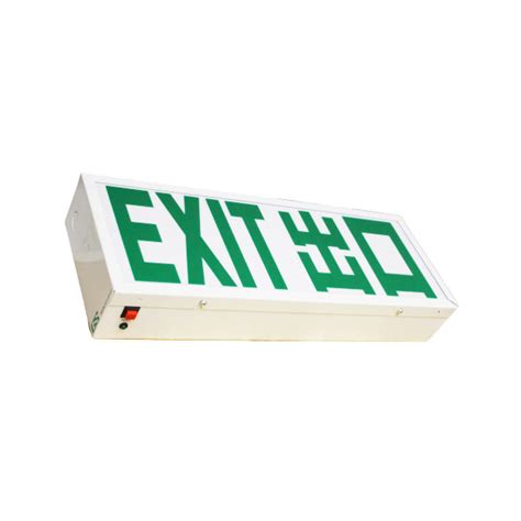 Golden StarES P ES P D LED Single Side Exit Sign Box LED Double Side Exit Sign Box
