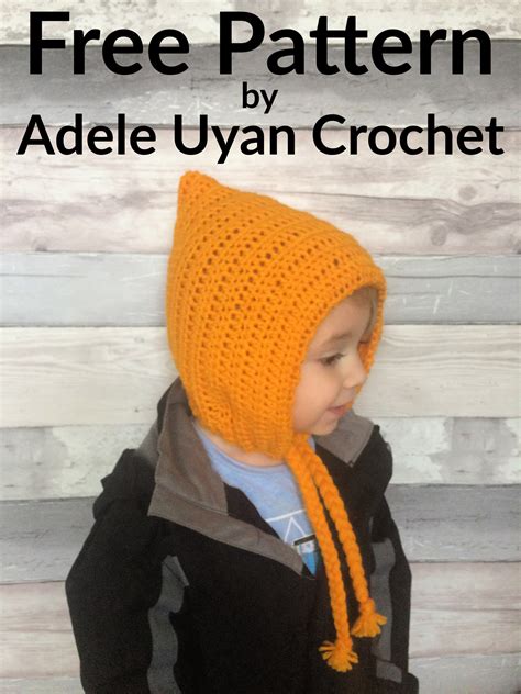 Free Crochet Pixie Hat Pattern Free Pixie Bonnet Crochet Pattern With