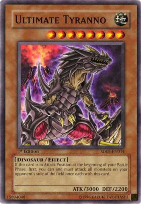 Sd09 En014 Ultimate Tyranno Yu Gi Oh