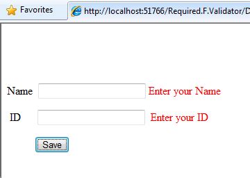 RequiredFieldValidator Control In ASP Net MindStick