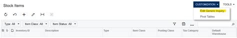 Export Product And Attributes Ids Values And Descriptions Out Of Acumatica