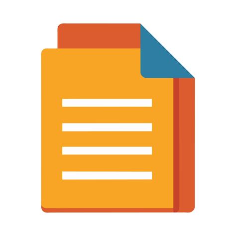 Premium Vector Short Document Flat Vector Illustration On White Background