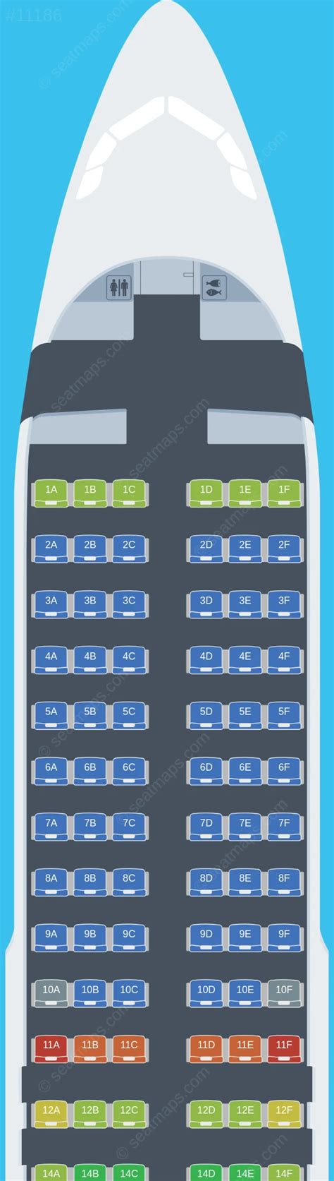 Ita Airways Airbus A320neo Mappe Dei Posti