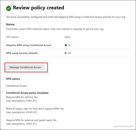 Adaptive Mfa Using Conditional Access In The Microsoft 365