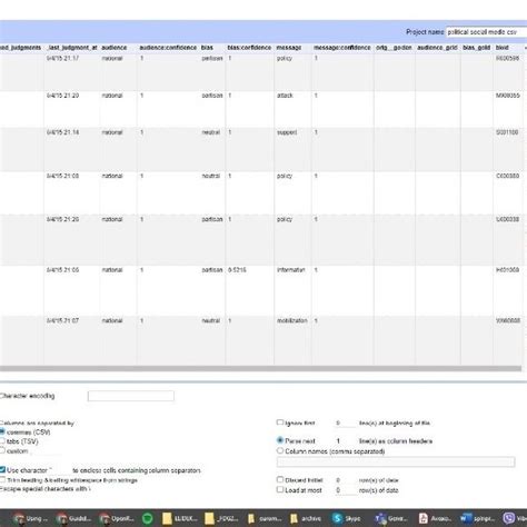 Openrefine User Interface Showing The Psmp Dataset And Metadata Download Scientific Diagram