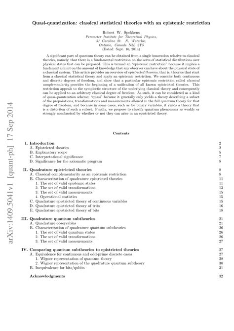 pdf quasi quantization classical statistical theories with an
