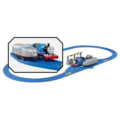 Thomas And Friends Plarail Thomas The Tank Engine Kenji And Thomas Chase